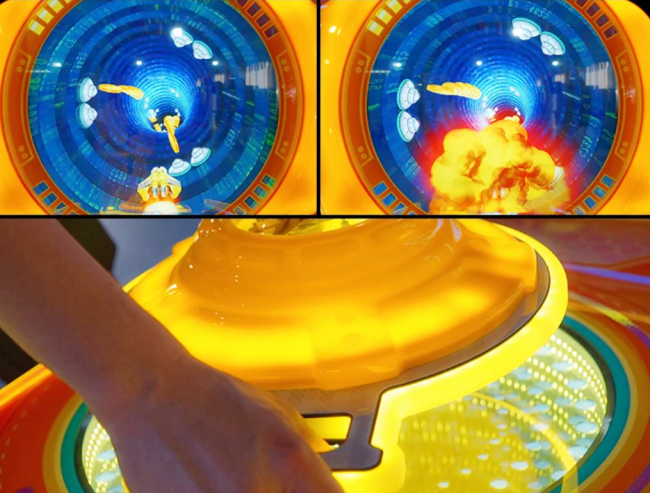 Side view of Soul Warp Redemption Machine