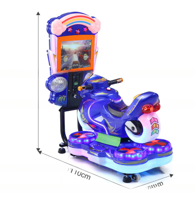 Detailed view of coin mechanism on ride