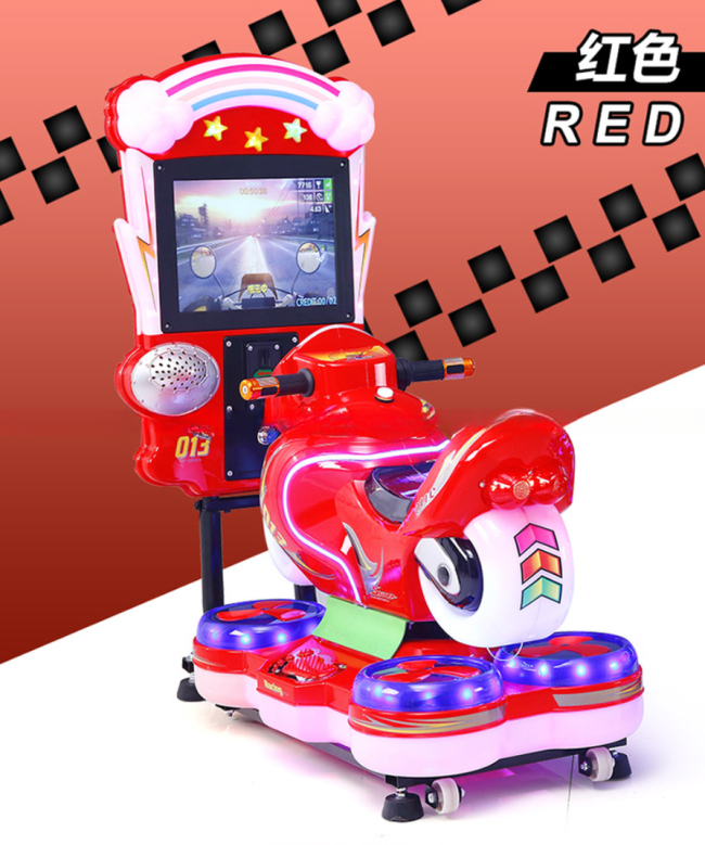 Colorful design options for kiddie rides