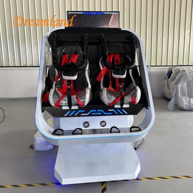 Close-up of VR headset and controls