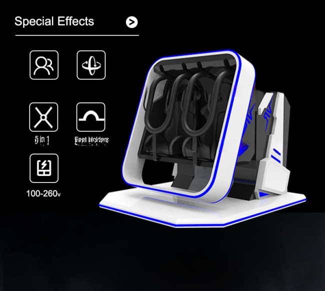 VR gaming machine side view