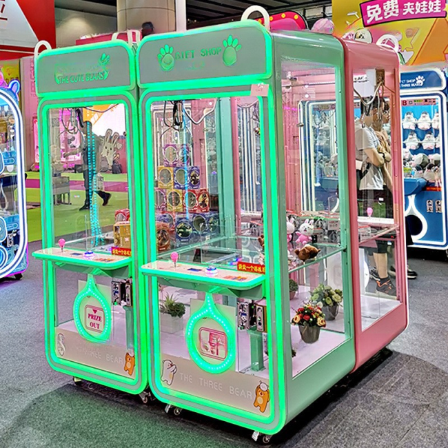 LED lighting display in operation