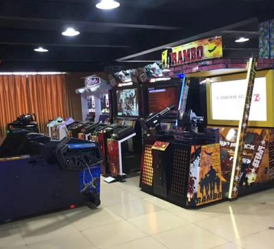China Shopping mall arcade shooting gun video simulator console shooting gun games machines for sale