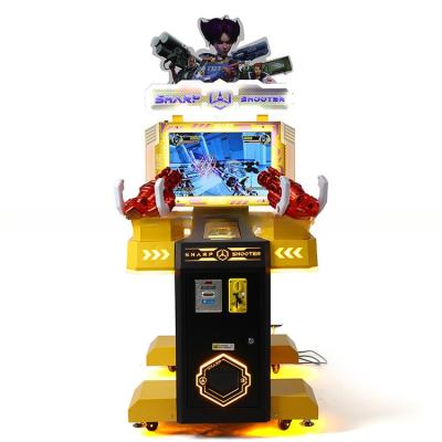 China Coin Op Shooter Arcade Schrank Doppelspieler Videowaffe Arcade-Maschine zu verkaufen