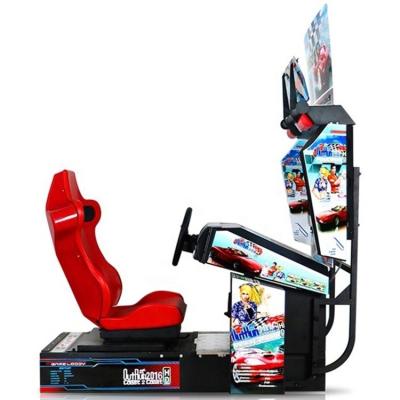 China Reliable 32LCD Video Arcade Race Car Machine Simulator For Game Zone for sale