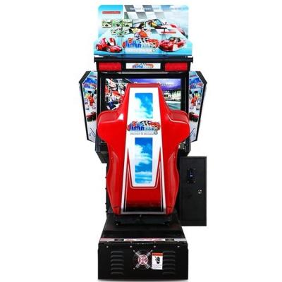 China Reliable 32LCD Video Arcade Race Car Machine Simulator For Game Zone for sale