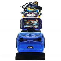 China 3D Super Racing Car Game Machine 116x126x155CM 180W Arcade Coin Pusher for sale