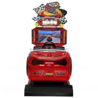 China 3D Super Racing Car Game Machine 116x126x155CM 180W Arcade Coin Pusher for sale