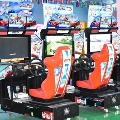 China 32 Inch Screen Racing Car Game Machine Coin Operation Bright Color for sale