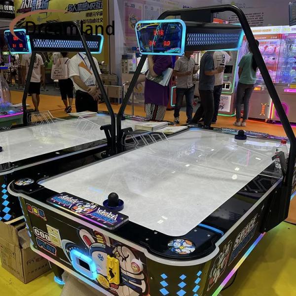 Quality Happy Fun Coin Op 2 Players Air Hockey Game Machine For Amusement Room for sale