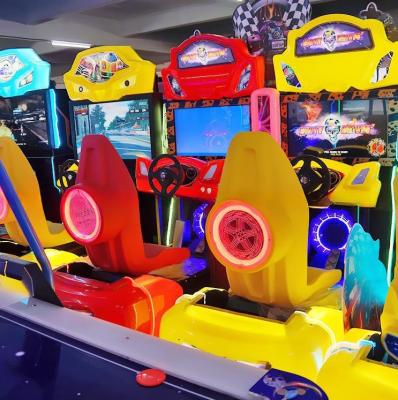 China 32LCD HD Pusher de monedas Arcade Juego de carreras Máquina de juegos de juego de gemelos solteros en venta