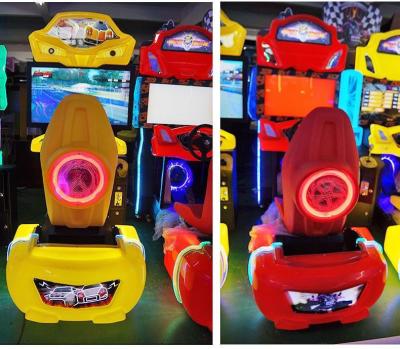 China 32LCD HD Pusher de monedas Arcade Juego de carreras Máquina de juegos de juego de gemelos solteros en venta
