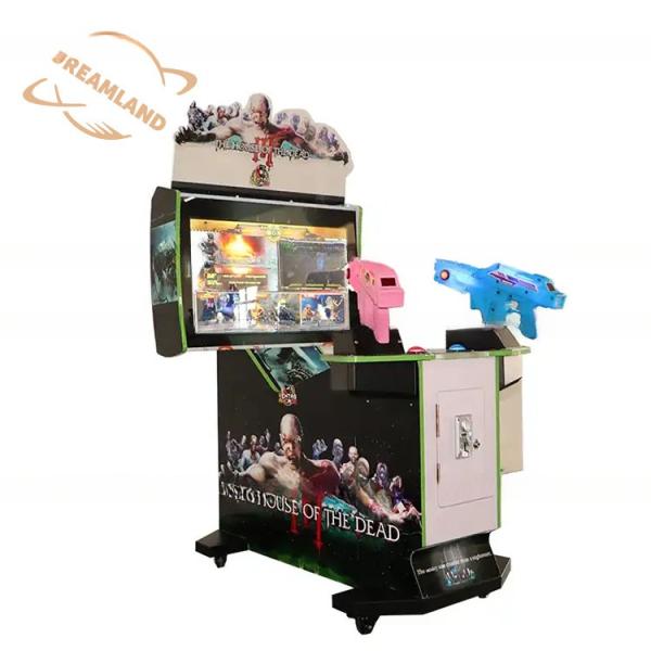 Quality Classic Exciting Alien Arcade Game Shooter Machine Double Players for sale