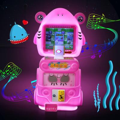 China Original design and popular shark single kids go fishing arcade game machine for sale