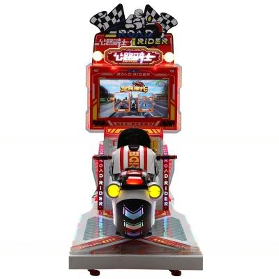 China Dreamland Münze betrieben 26LCD HD Kinder Rennwagen Arcade Spielautomat Kinder Super Motorrad Arcade Spielautomat zu verkaufen