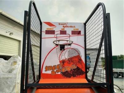 China Dreamland Coin Operated Foldable Street Basketball Arcade Game Machine Basketball Shooting Machine for sale