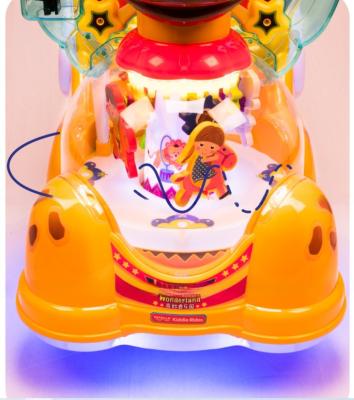 Quality Factory direct selling plastic giraffe kiddy rides for kidde game machine for sale