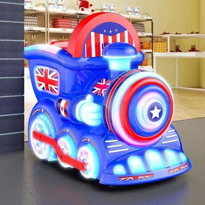 China Niños felices tren británico monedas operadas paseos de niños para el centro comercial en venta