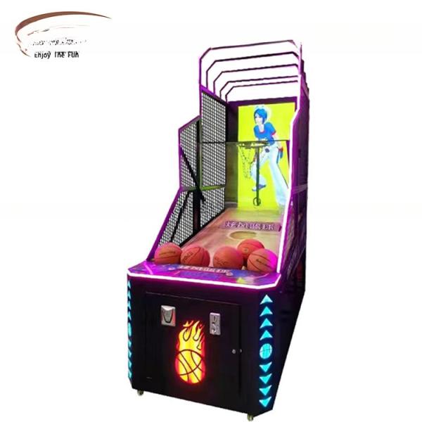 55'' LCD Screen Street Arcade Basketball Game Machine For Amusement Park