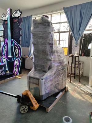 China Crazy Guitar Game Sports Arcade Machine Beautiful Shape Cool Lighting for sale