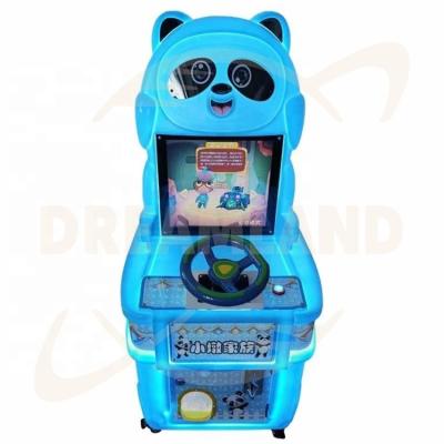 Cina Dreamland Panda Design Kids Arcade Machine Coin Operated Car Racing Game Machine per bambini di tutte le età in vendita