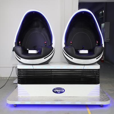 Cina Parco di divertimenti 9D Egg VR Chair Doppio 2 giocatori Simulatore di cinema di realtà virtuale in vendita