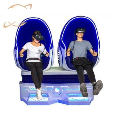 China Attractions VR Park Double 2 Seats Machine 9D VR Chair Cinema With VR Glasses for sale