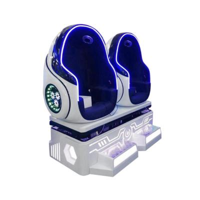 Cina Vendita diretta di attrezzature di divertimento di simulazione di realtà virtuale di alta qualità 2 posti 9d 360 vr cinema sport sedia a uova in vendita