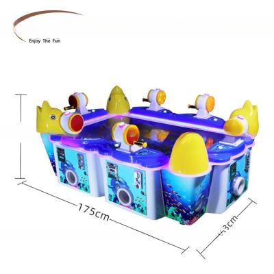 Chine 47 pouces 6 joueurs machine de jeu de table de poisson pour enfants machine d'arcade pour le centre de jeu à vendre