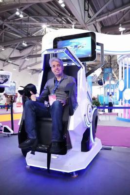 China Dreamland Virtual Reality Racing Game 360 Degree Rotation 9D VR Motion Chair For VR Theme Park for sale