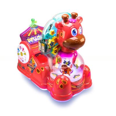 China Make in China kids plastic kiddie rides wonderful deer swing machine for kids arcade room for sale