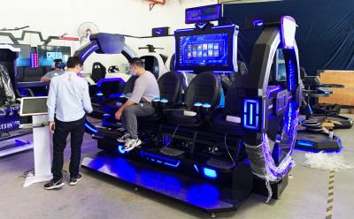Cina Macchina VR 9D di realtà virtuale ad alto profitto 4 posti VR simulatore cinema per parco divertimenti VR in vendita