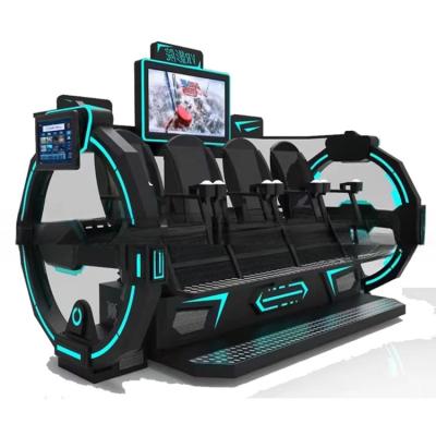 Cina Macchina VR 9D di realtà virtuale ad alto profitto 4 posti VR simulatore cinema per parco divertimenti VR in vendita