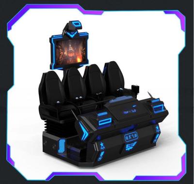 China Hot sale 4 players 9d vr game machine virtual reality vr movies simulator vr cinema for Indoor 9dvr theme park for sale