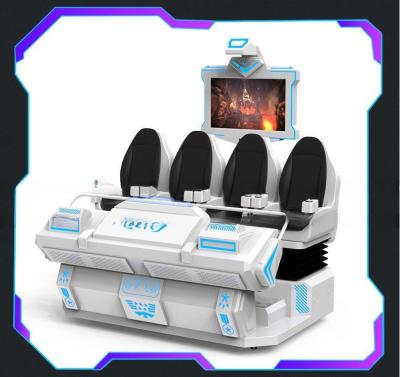 China Hot sale 4 players 9d vr game machine virtual reality vr movies simulator vr cinema for Indoor 9dvr theme park for sale