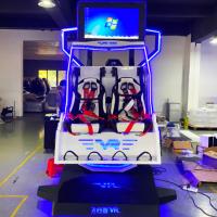 China 9D VR 360 Simulator Roller Coaster 2 Players 110V 220V for Commercial Amusement Parks for sale