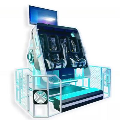 China Dreamland Most popular vr theme park double players vr roller coaster 360 degree rotation VR 360 simulator for sale