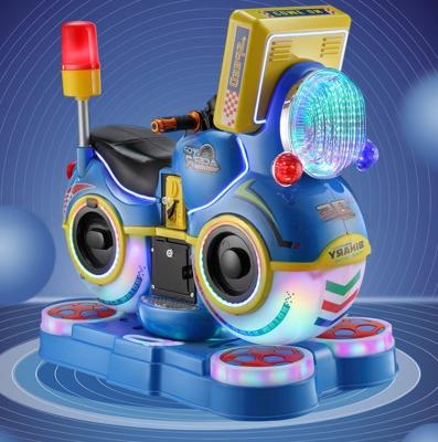 China Dreamland Coin operated amusement motorcycle kiddie rides on car MP5 children swing game machine for sale
