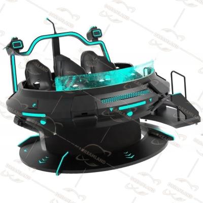 China Amusement Real Feeling 9D Virtual Reality Chair Simulator 5 seats Dynamic Motion VR Cinema 9D VR UFO Ride for sale