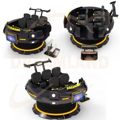 China Dreamland 9D Virtual Reality Simulator UFO VR Game Machine Dynamic Rotating Platform VR 360 Degree Cinema for sale