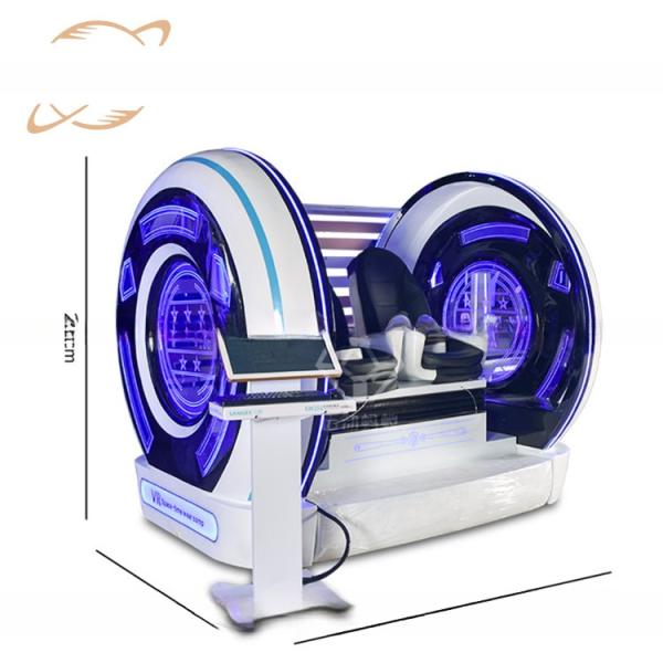 Dreamland exclusif en réalité virtuelle 9D VR cinéma 2 joueurs 9D VR simulateur de machine de jeu de montagne russe