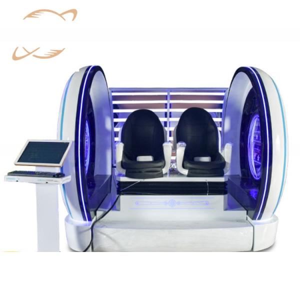 Dreamland exclusif en réalité virtuelle 9D VR cinéma 2 joueurs 9D VR simulateur de machine de jeu de montagne russe