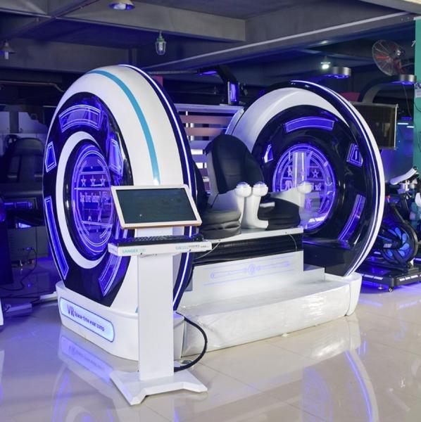 Dreamland exclusif en réalité virtuelle 9D VR cinéma 2 joueurs 9D VR simulateur de machine de jeu de montagne russe