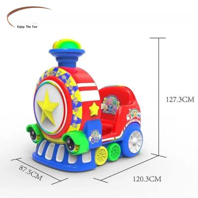 Cina Dreamland High-end MP5 kids ride schermo HD kids train kids ride su auto moneta azionata giocattoli a dondolo macchina per bambini in vendita