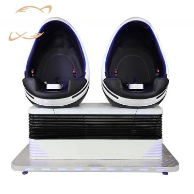 China Dreamland indoor entertainment 9d vr cinema chair virtual reality motion simulator 9d vr egg two player for sale
