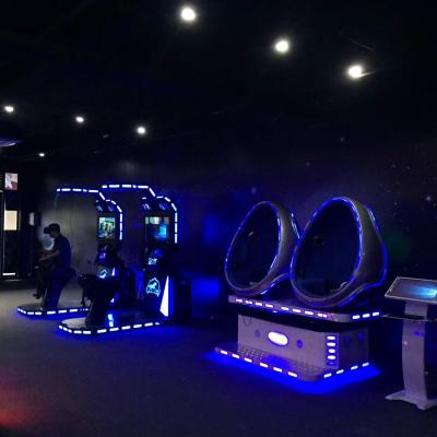 Cina Dreamland doppi giocatori 9D VR sedia a uova 360 VR montagna russa realtà virtuale VR cinema in vendita