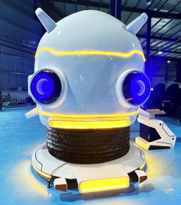 China Dreamland VR Twin 360 Rotation UFO Simulation Rides VR Space Flight Machine 360 VR Cinema Chair for sale