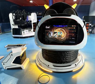 China Dreamland VR Twin 360 Rotation UFO Simulation Rides VR Space Flight Machine 360 VR Cinema Chair for sale
