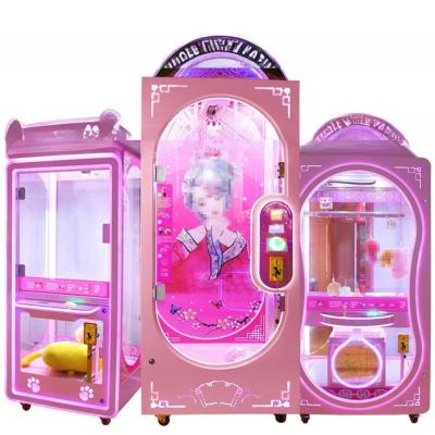 China Comerciante de vidrio transparente muñecas de peluche máquina de garras premio regalo juguetes rellenos grúa máquina de juego en venta