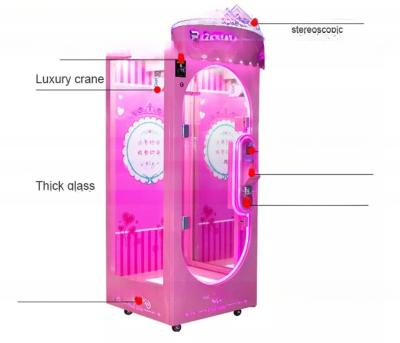 Cina Commerciale vetro trasparente regalo premio giocattoli con artigli ripieni gru macchina arcade per il centro commerciale in vendita